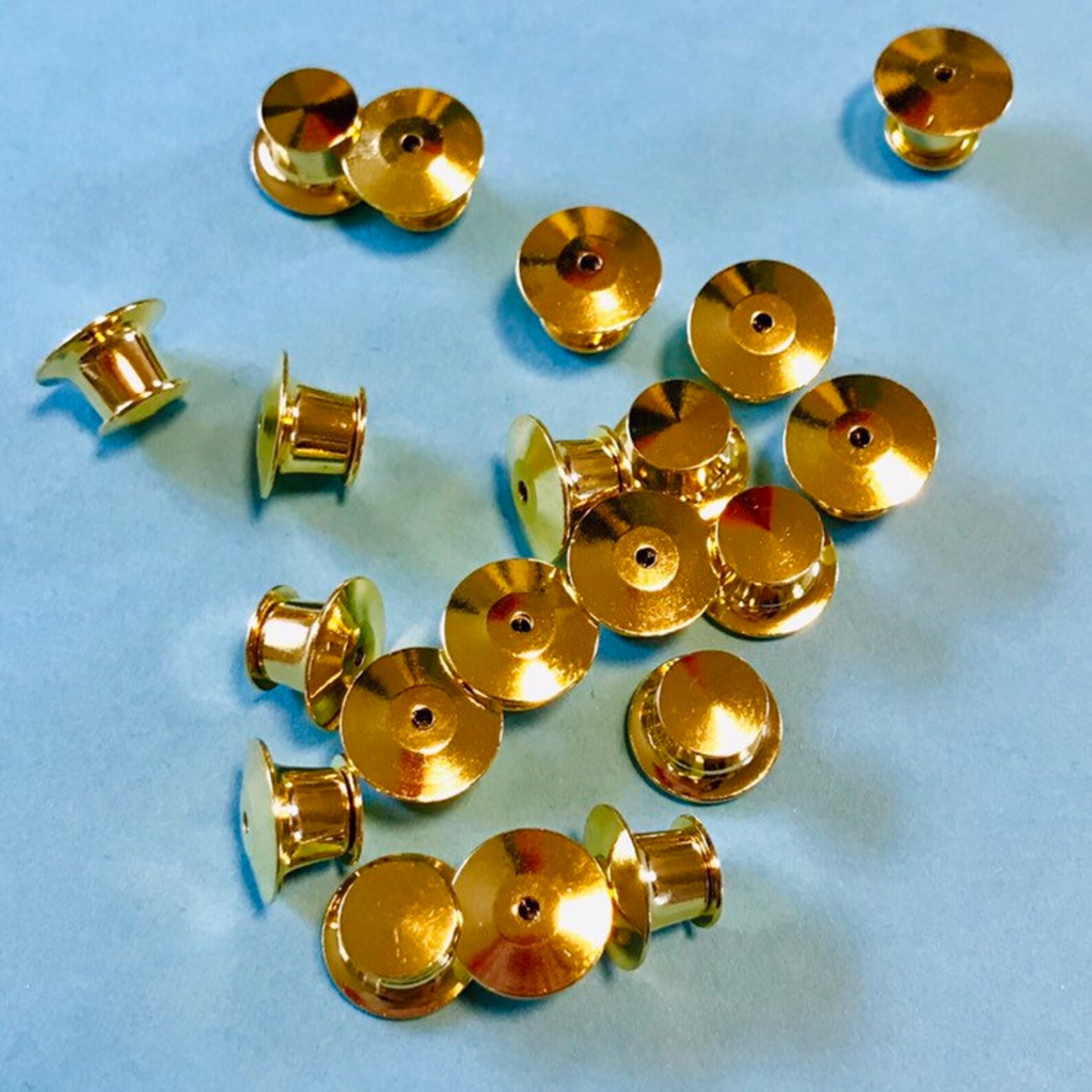 Locking pin back gold | Etsy