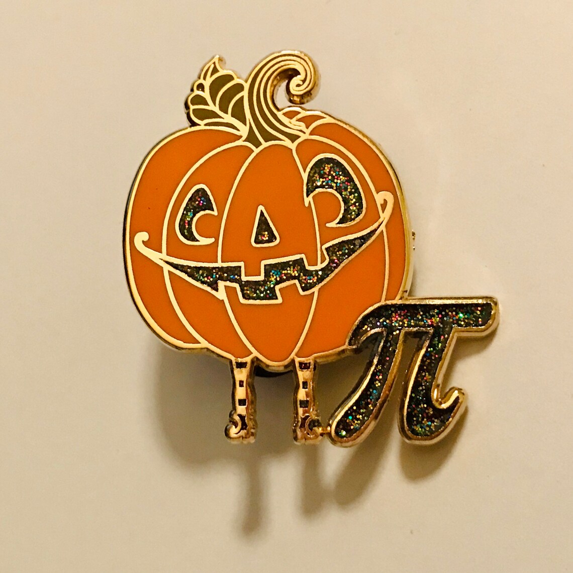 Pumpkin Pi Hard Enamel Pin | Etsy