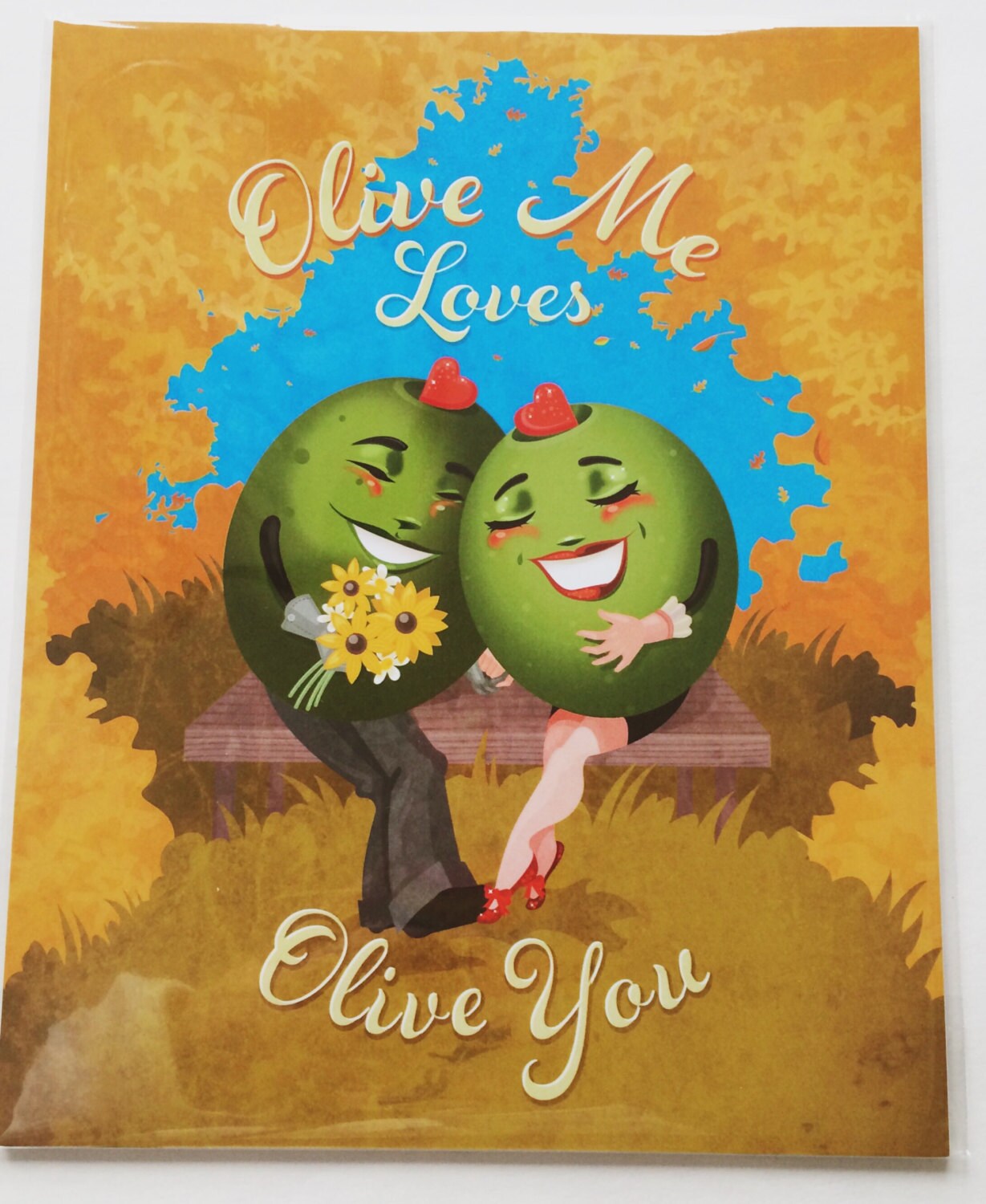 Olive Me Loves Olive You Regular Print | Etsy