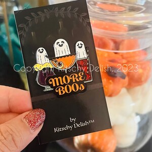 More Boos Soft Enamel Pin! - Etsy