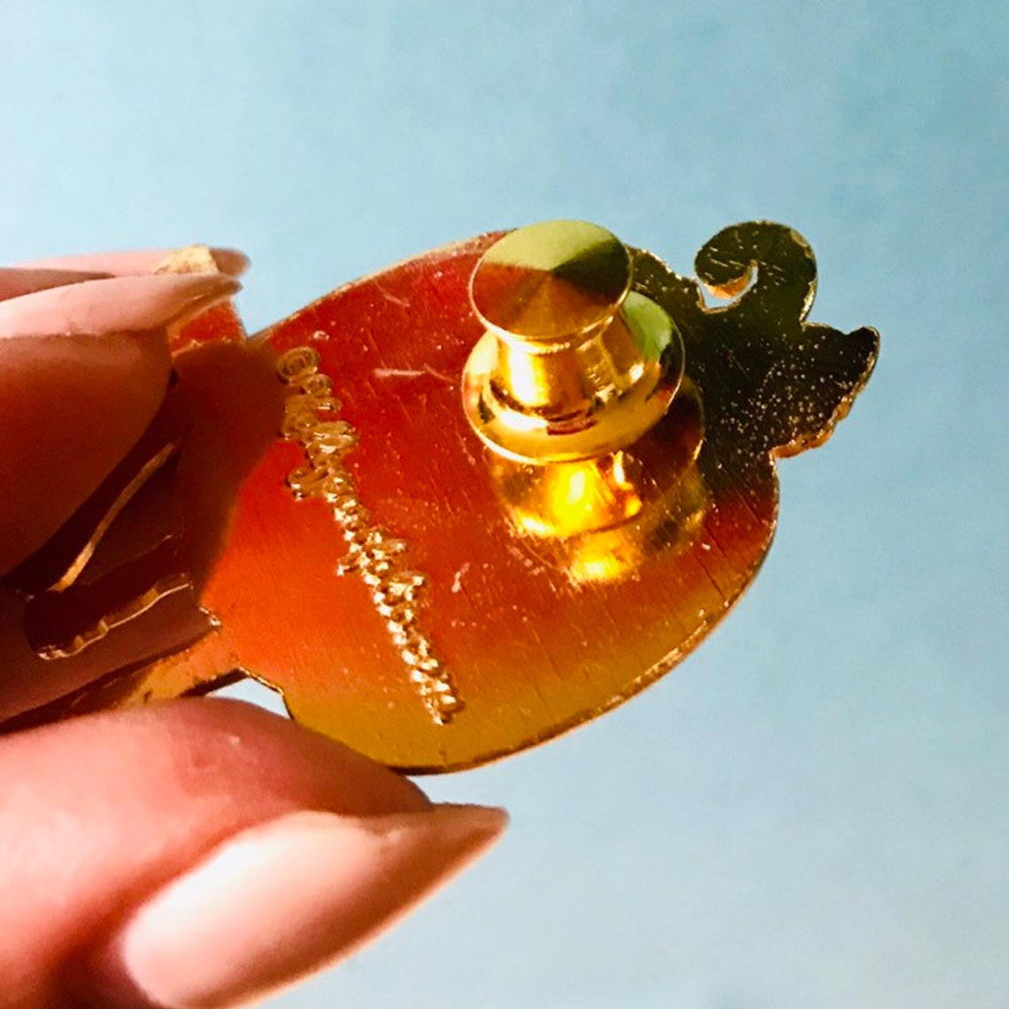 Locking Pin Back Gold - Etsy