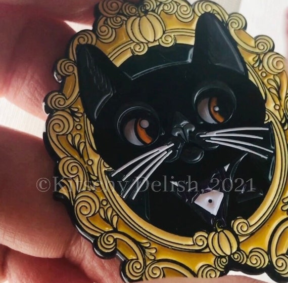 Moving Eyes Cat Eyes Soft Enamel Pin - Etsy