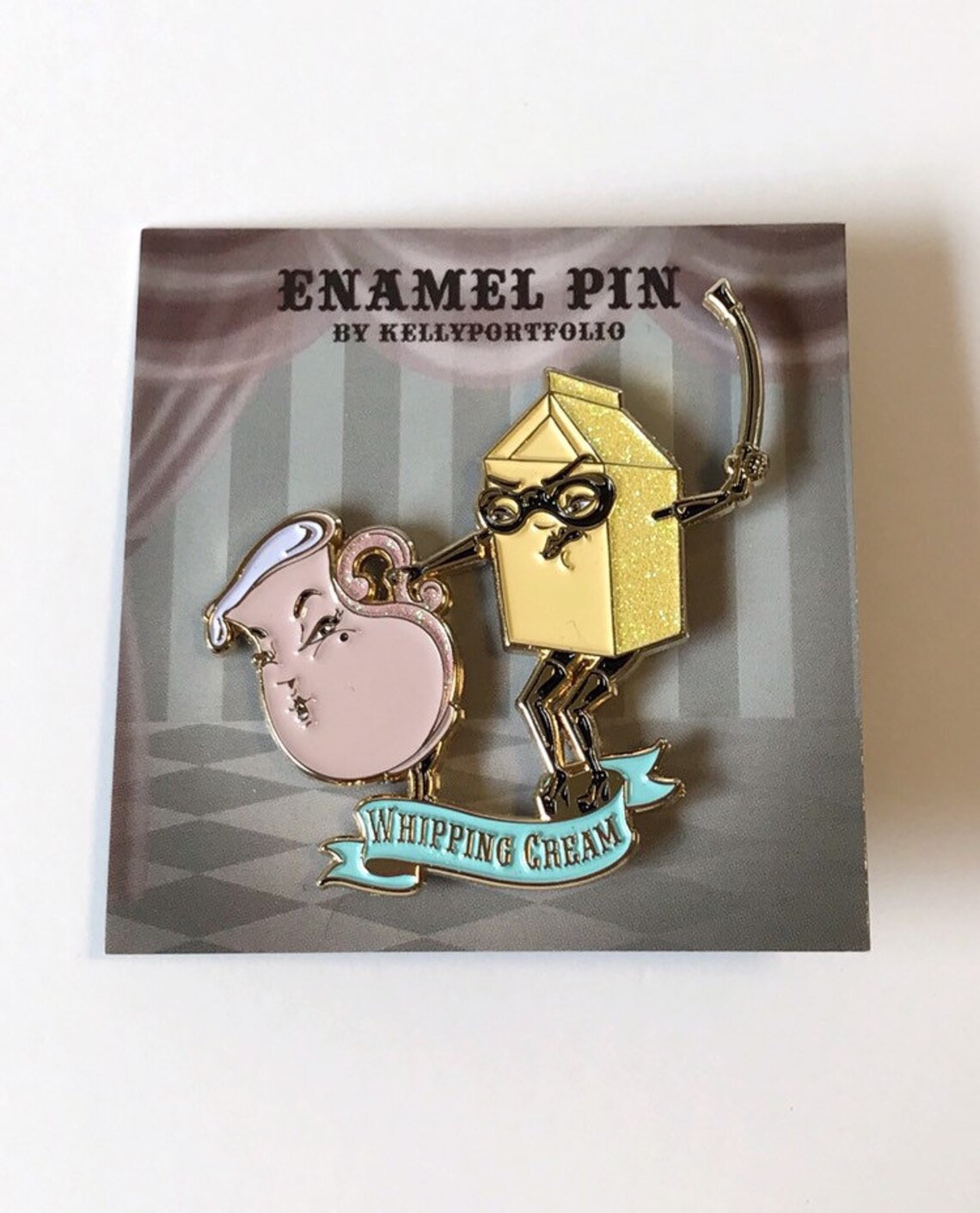 Whipping Cream Soft Enamel Pin | Etsy