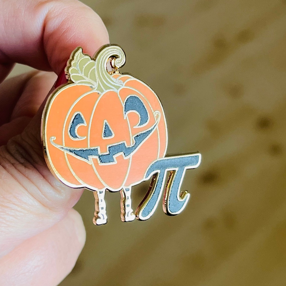 Pumpkin Pi Hard Enamel Pin! - Etsy