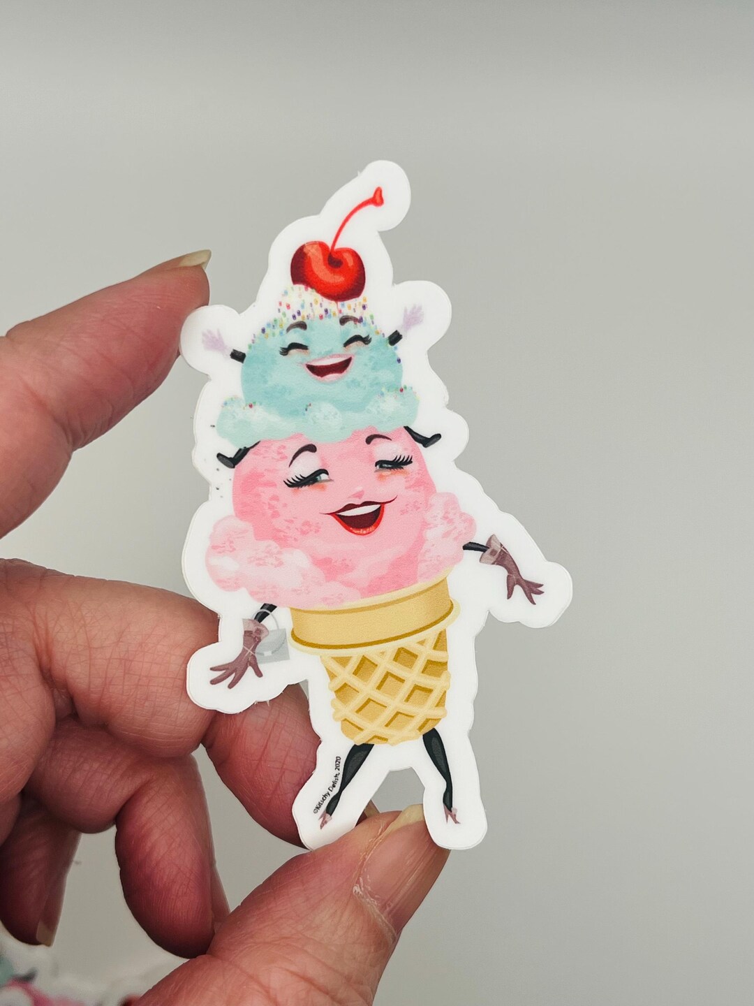 Scooped! Vinyl Sticker - Etsy