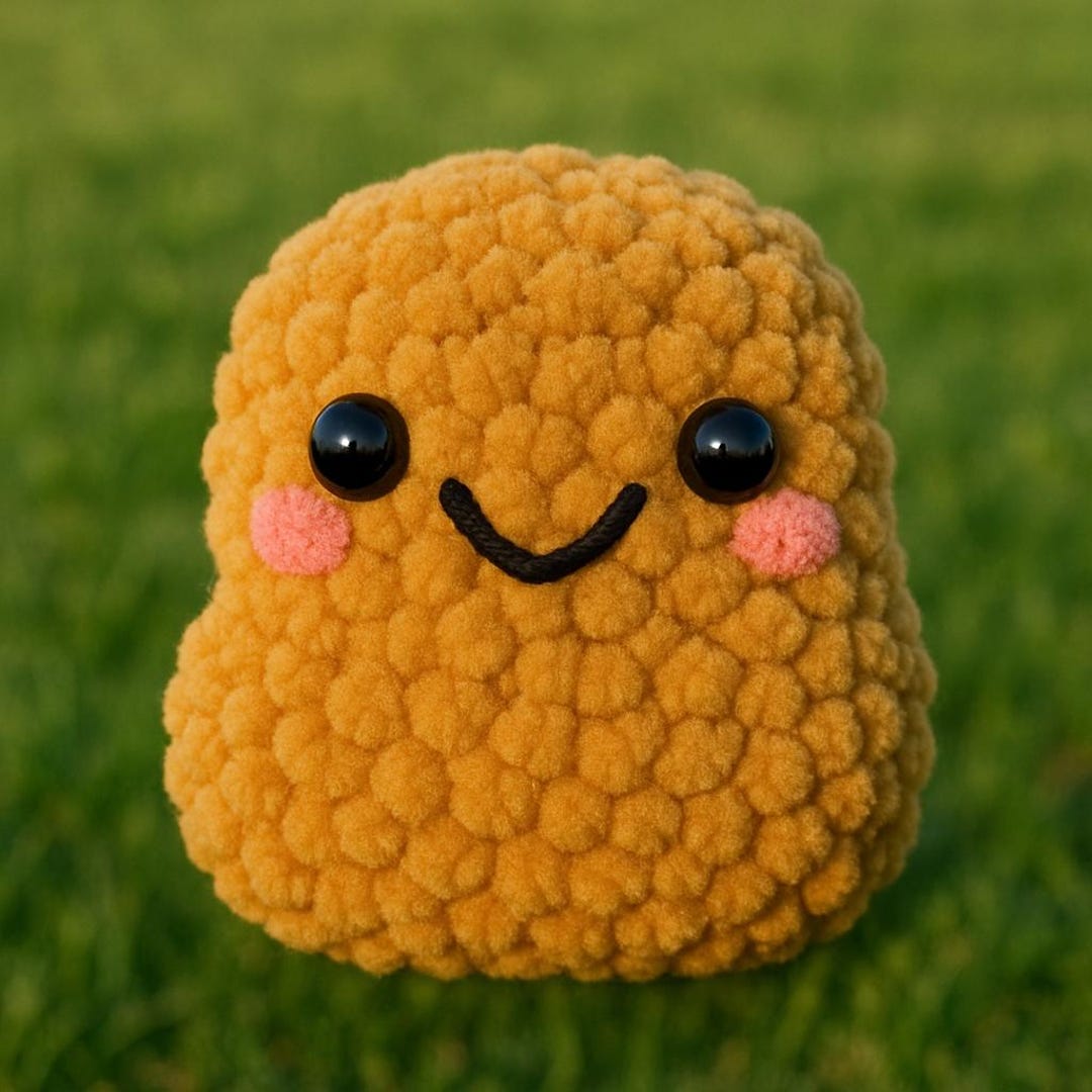 Chicken Nugget Crochet Pattern, Amigurumi Crochet Tutorial, Crochet ...