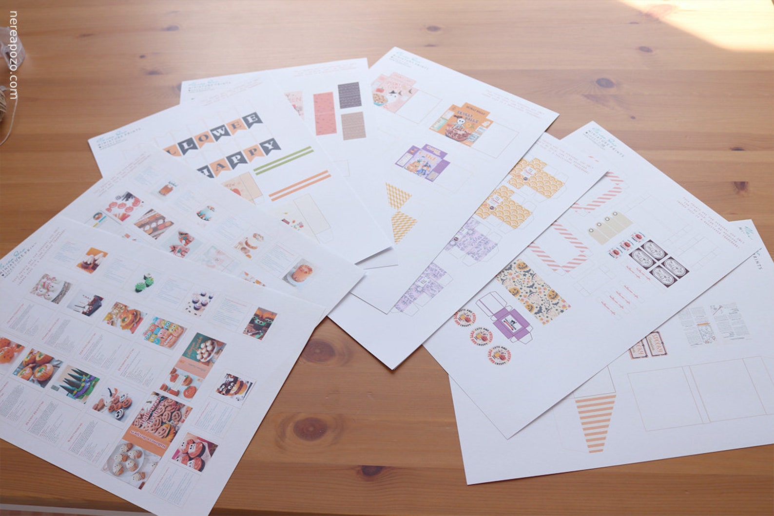 030-039 PRINTS HALLOWEEN to Make Your Own Miniatures DIY by Nerea Pozo ...