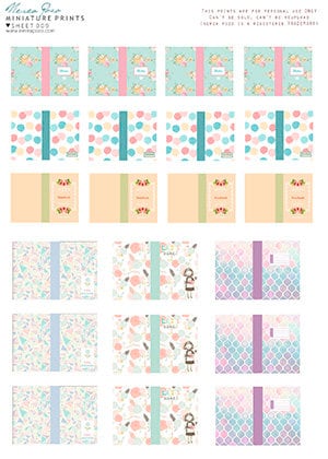 001-009 PRINTS to Make Your Own Miniatures DIY by Nerea Pozo - Etsy Canada