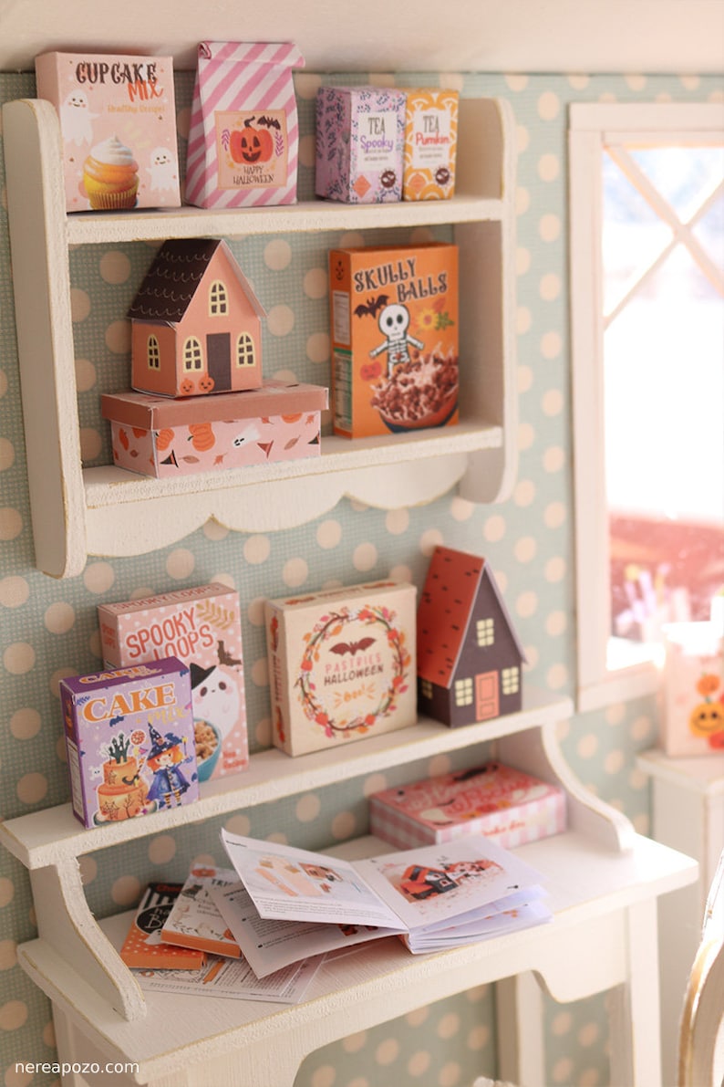 030-039 PRINTS HALLOWEEN to Make Your Own Miniatures DIY by - Etsy