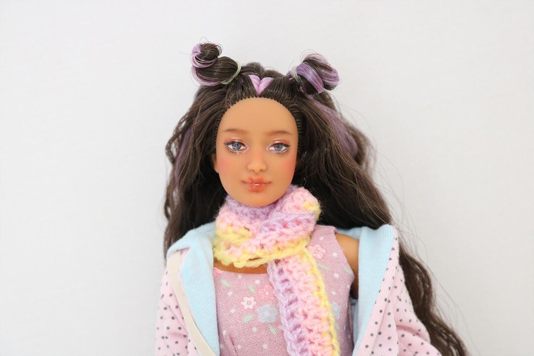 Ooak Barbie Doll by Nerea Pozo barbie Extra Body Custom Repaint Doll - Etsy