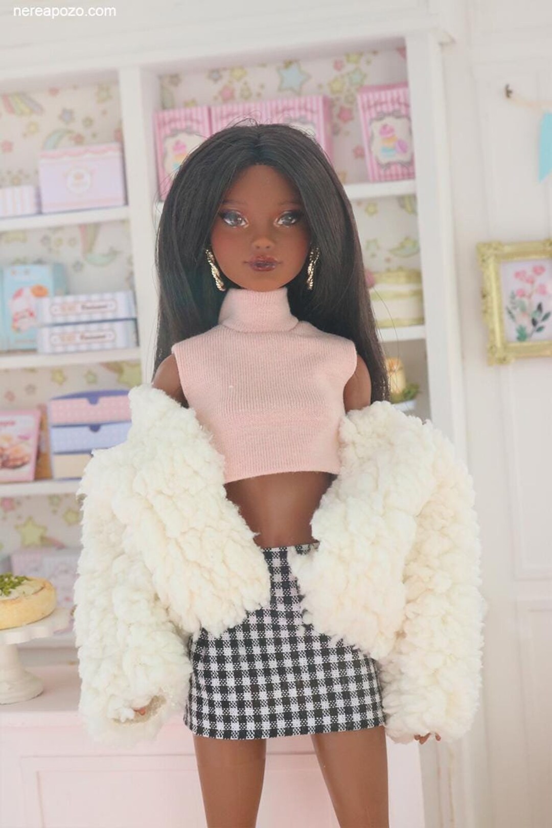 Ooak Barbie Doll by Nerea Pozo (barbie Extra) Custom Repaint Doll - Etsy