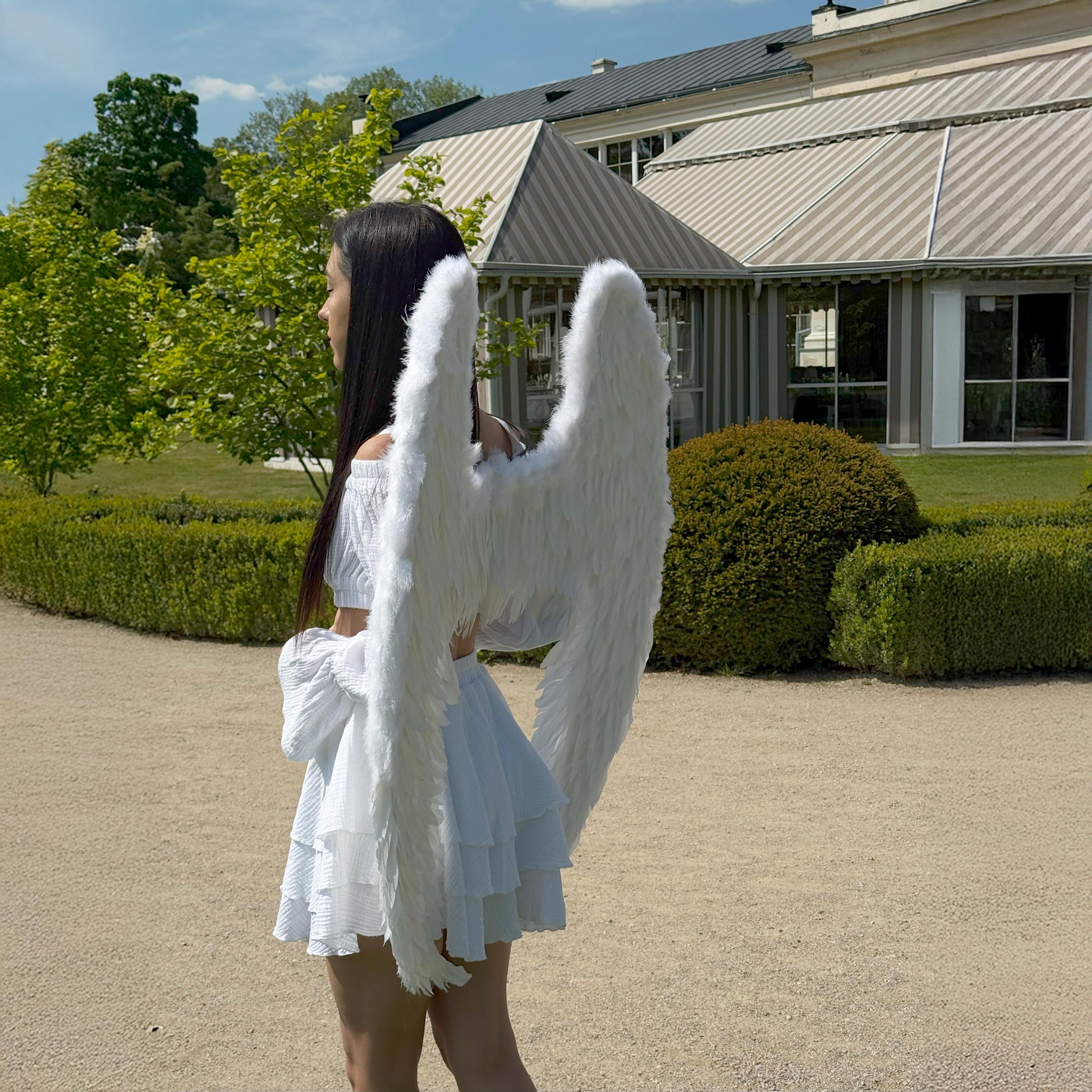 White Angel Wings Big, Oversized Wings for Photoshoot, Angel Wings ...