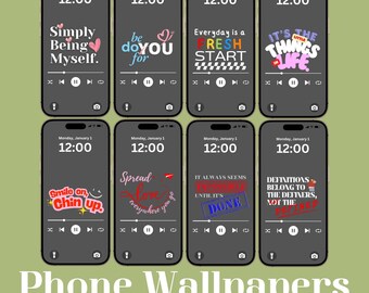 Positive Wallpaper Affirmation Wallpaper Self-love Motivation Quotes ...