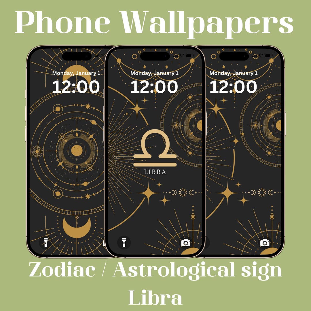 Libra Zodiac Sign Constellation Astrology Horoscope Aesthetic Phone ...