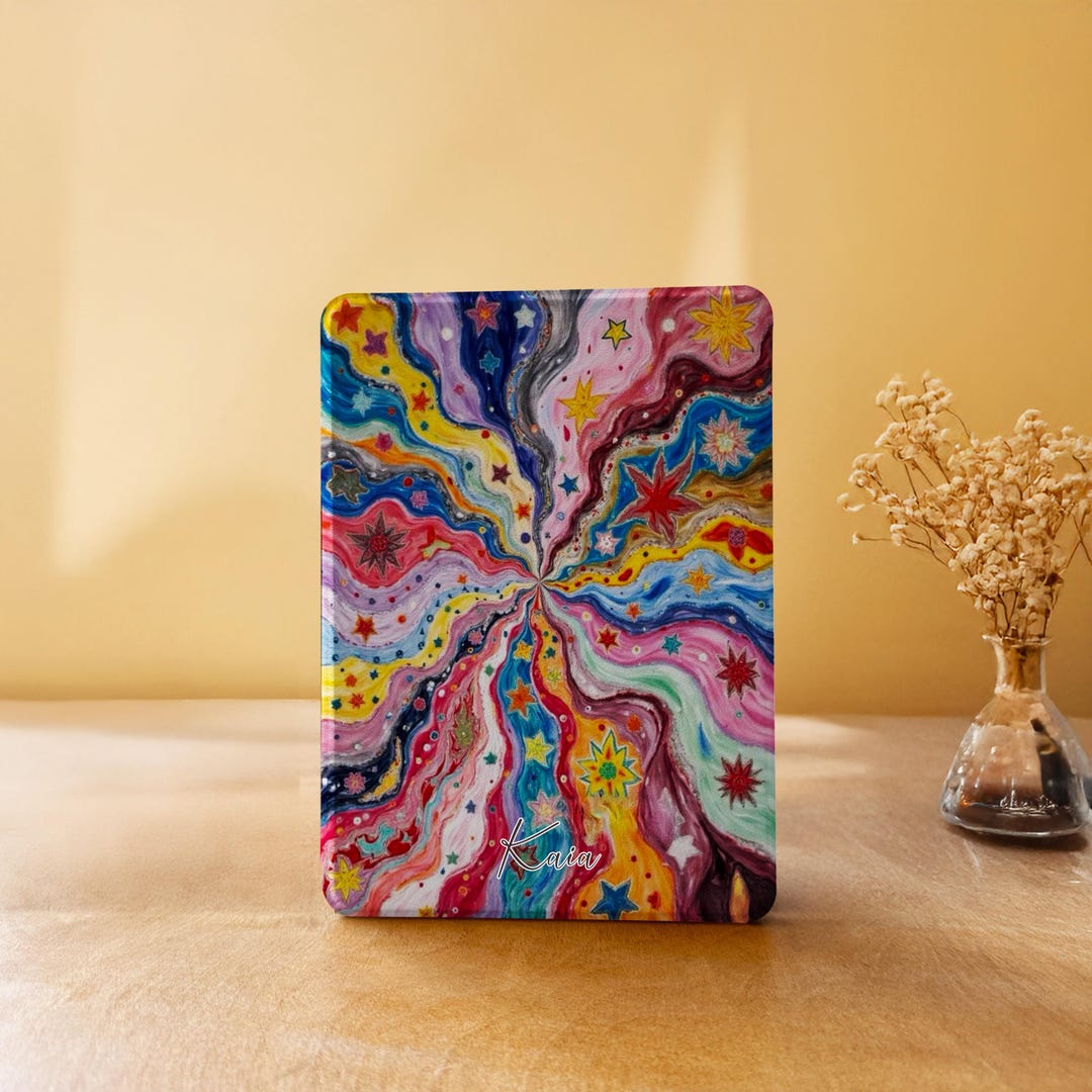 Colorful Art Kindle Case Paperwhite 12th 7"/11th 6.8"/10th 6", Kindle ...