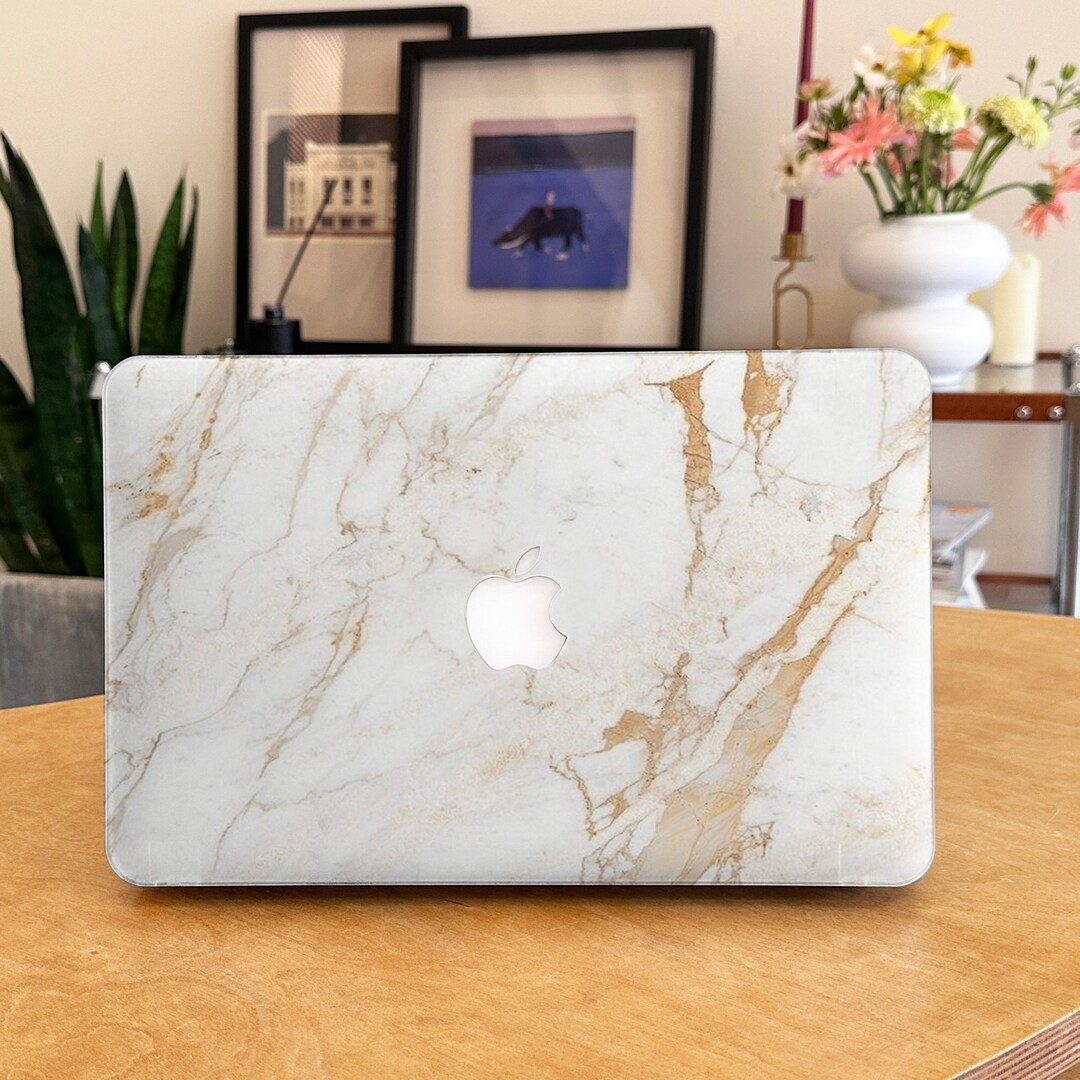 White Marble Texture MacBook Case for MacBook Pro16 15 14 13, Air 15 13 ...