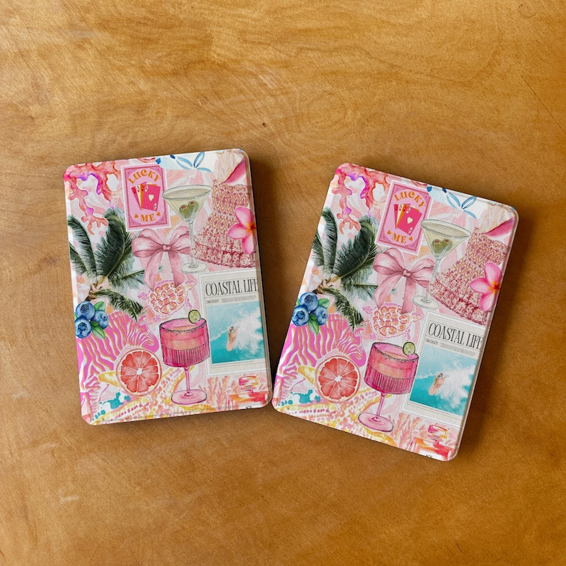 Pink Summer, Collage Kindle Paperwhite 12th 7"/11th 6.8"/10th 6" Case ...