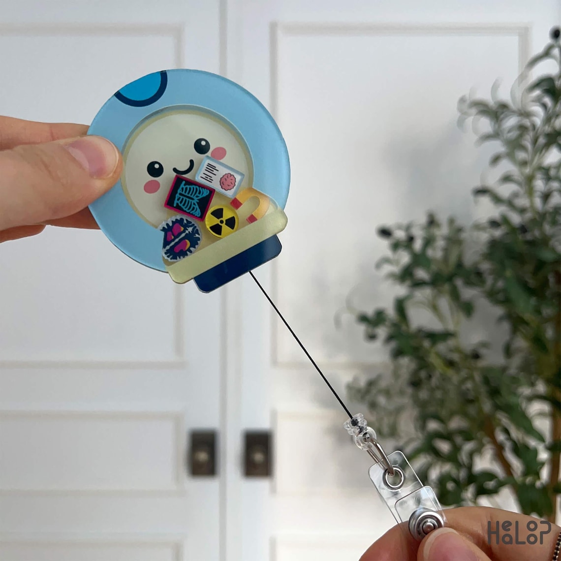 MRI Tech Shaker Badge Reel: Radiology & Imaging ID Holder - Etsy