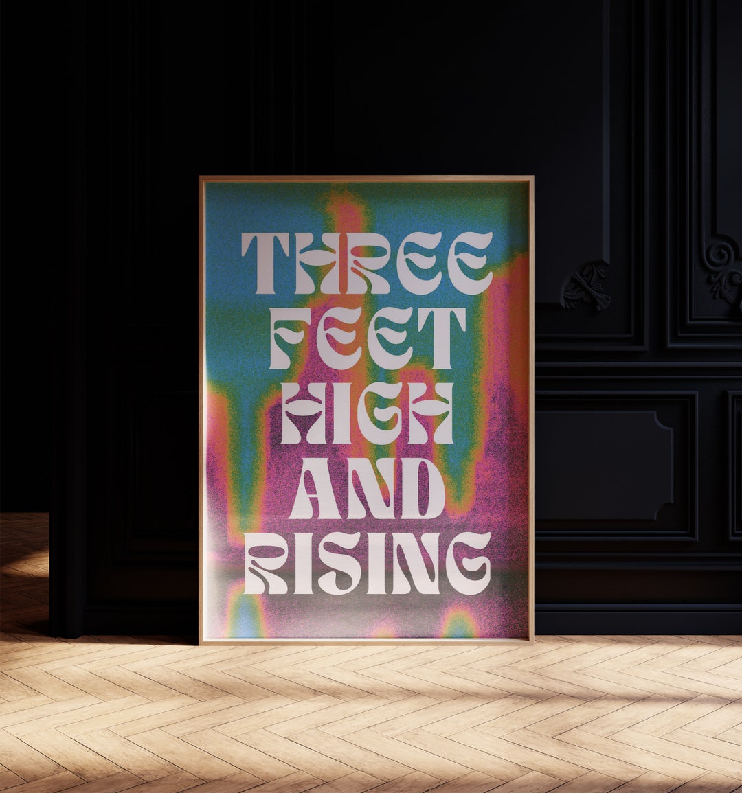 Three Feet High and Rising, De La Soul, Hip Hop, Original Print, Art ...