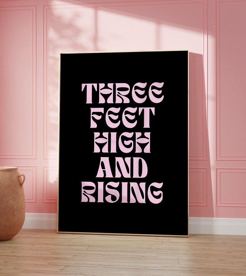 Three Feet High and Rising, De La Soul, Hip Hop, Original Print, Art ...