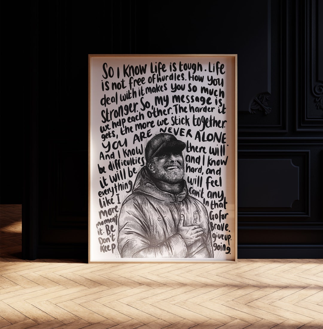 Jurgen Klopp Liverpool FC Art Print: YNWA Archival Paper - Etsy UK