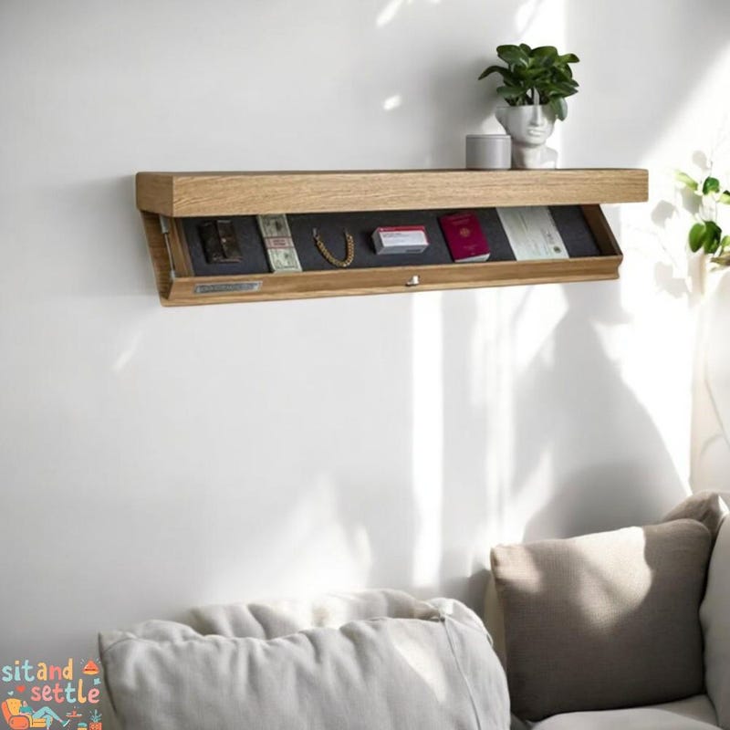 Hidden Compartment Shelf - Etsy