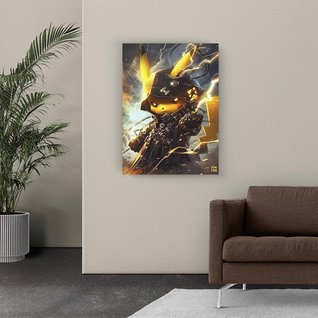 3D Metal Pikachu Wall Art – Bring the Iconic Pokémon to Life in Your ...