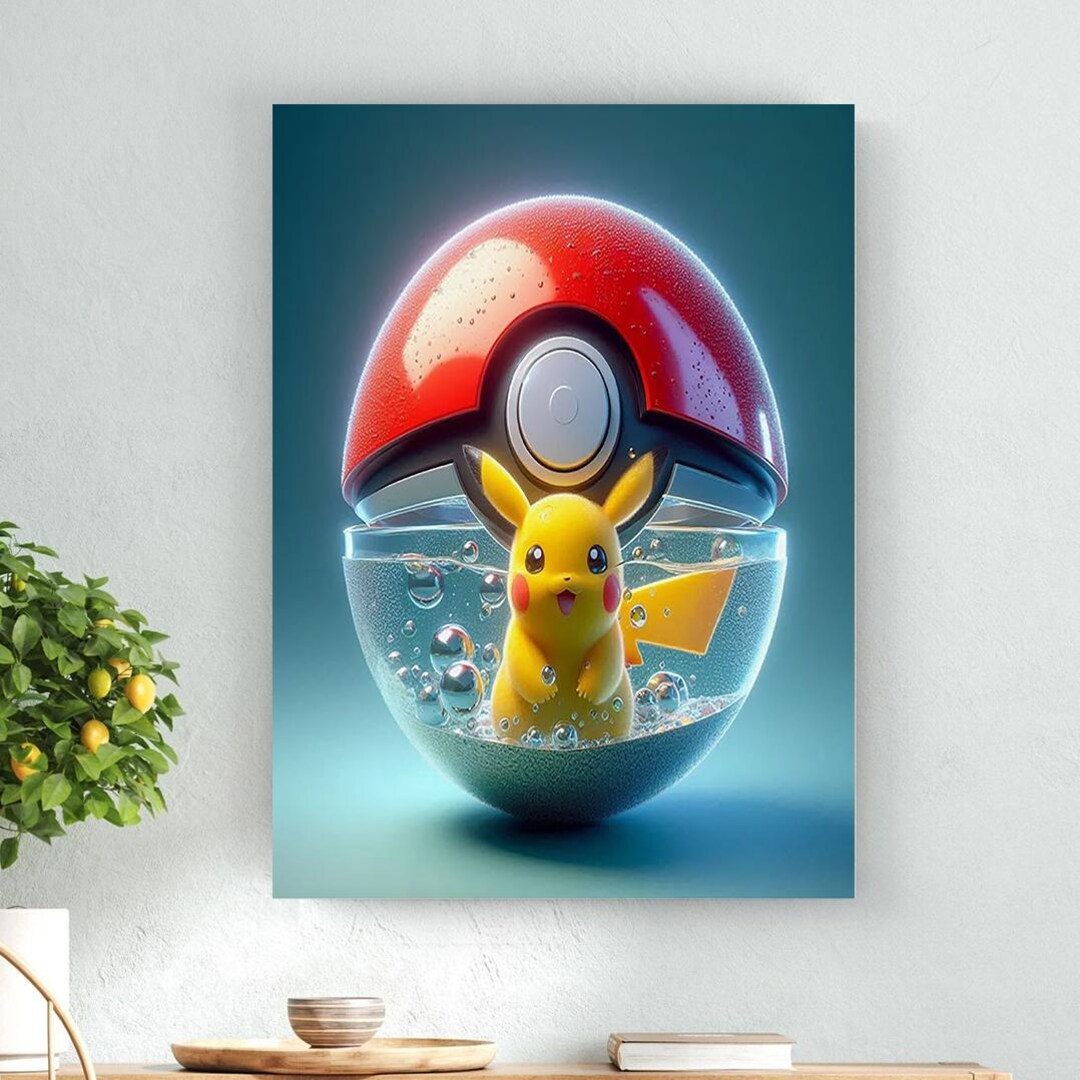3D Metal Pikachu Wall Art – Bring the Iconic Pokémon to Life in Your ...