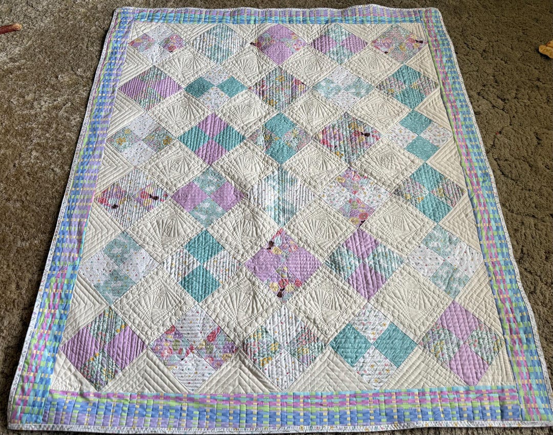 Easter Crib Quilt - Etsy