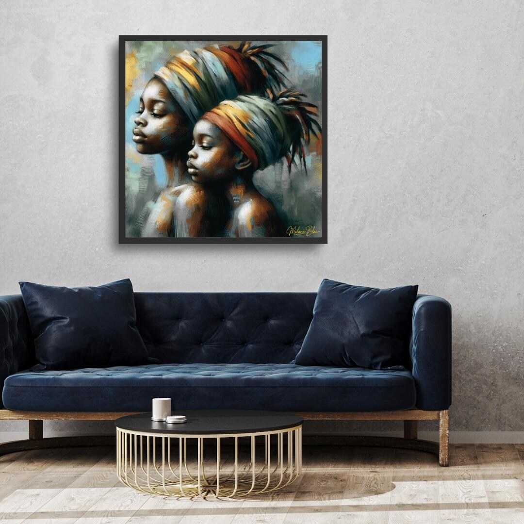 Black Culture Art, Black Rasta Art, African Art, Black Family ...