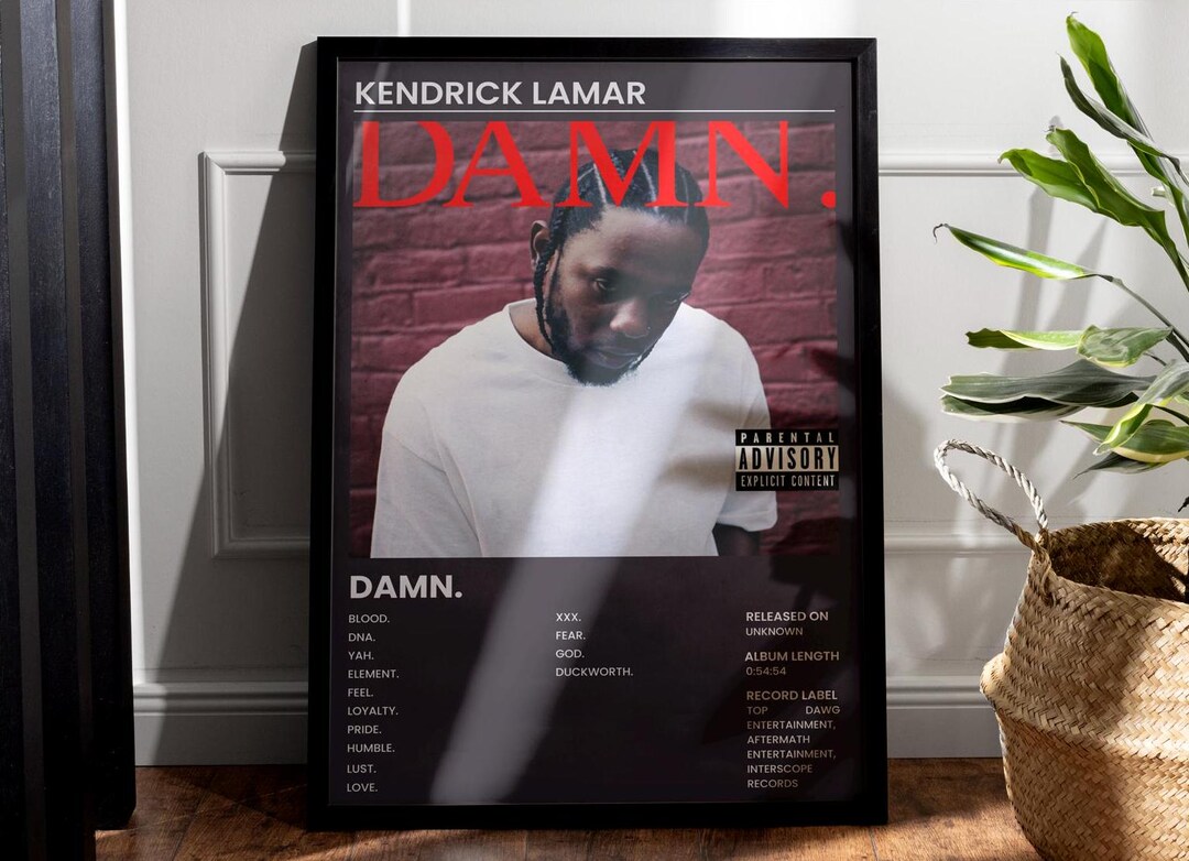 Kendrick Lamar Album Poster – Iconic Hip-hop Art Print, Perfect for ...