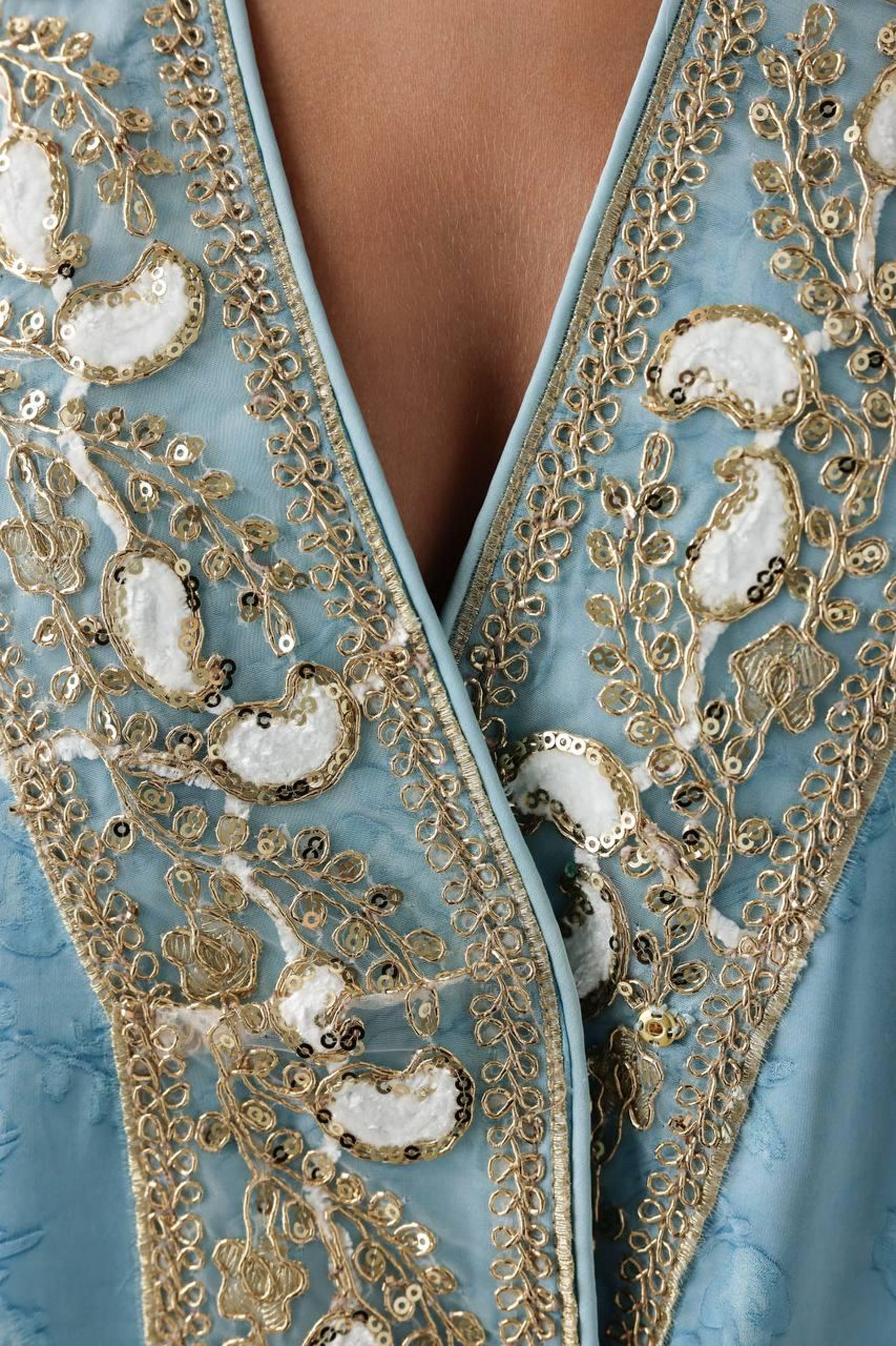 Boho Chic Cover up – Sequin Beaded Kimono - Etsy