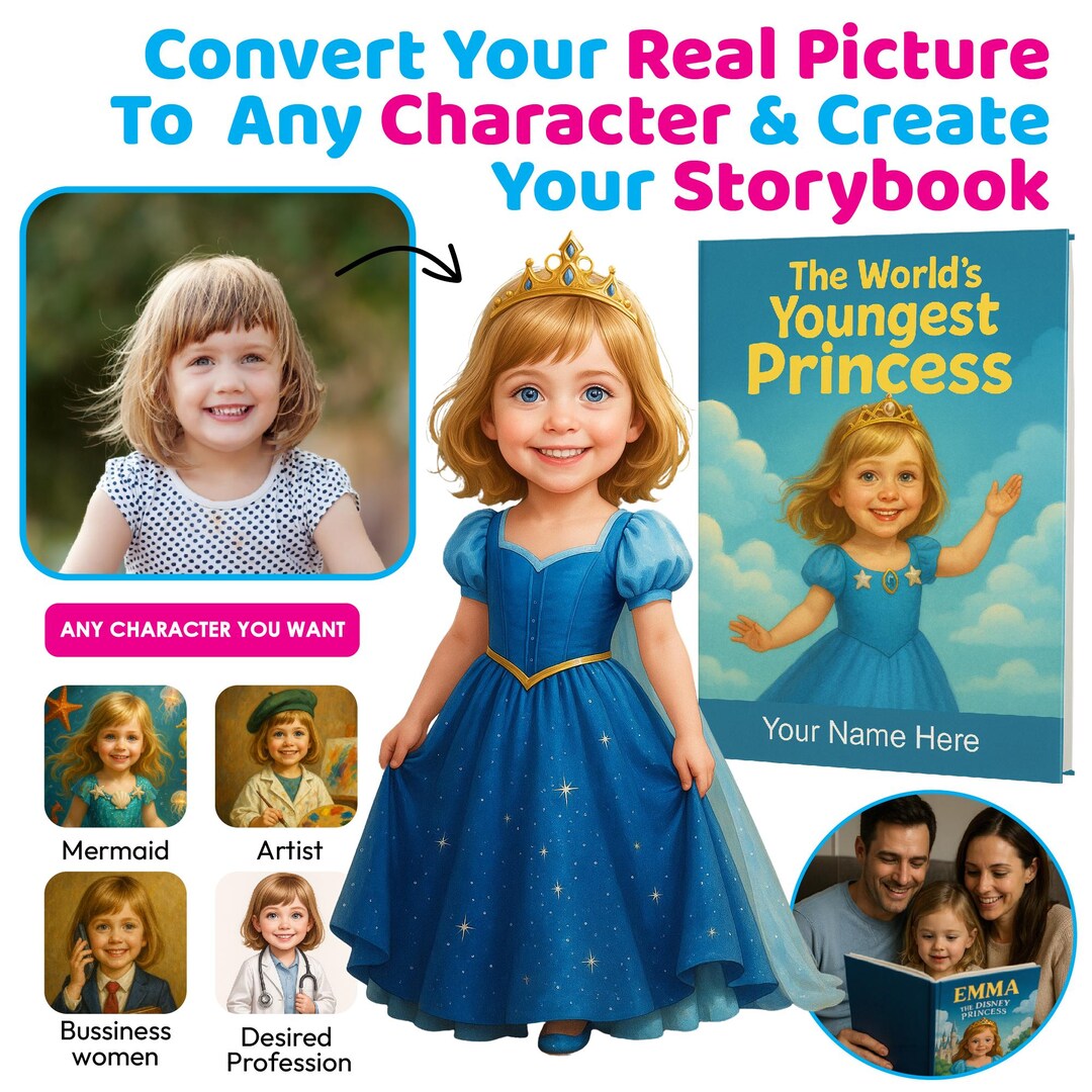 Personalized Storybook for Kids | Custom Character Book With Child’s ...