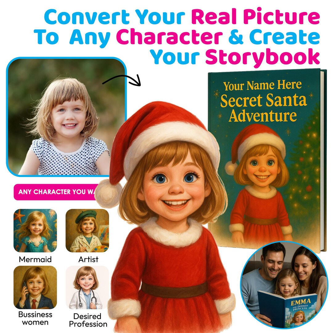 Personalized Kids Storybook | Custom Character & Photo (digital Gift ...