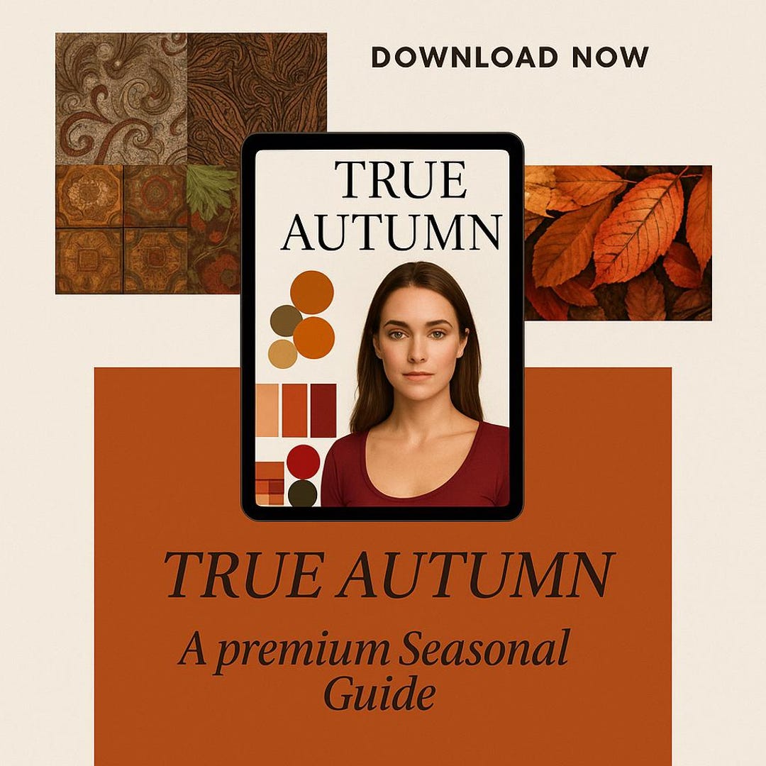 True Autumn Season Color Analysis for Personal Ebook|deep Autumn Colour ...