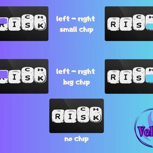 Risk-themed Credit Card Vinyl Wrap | Digital PNG Download - Etsy