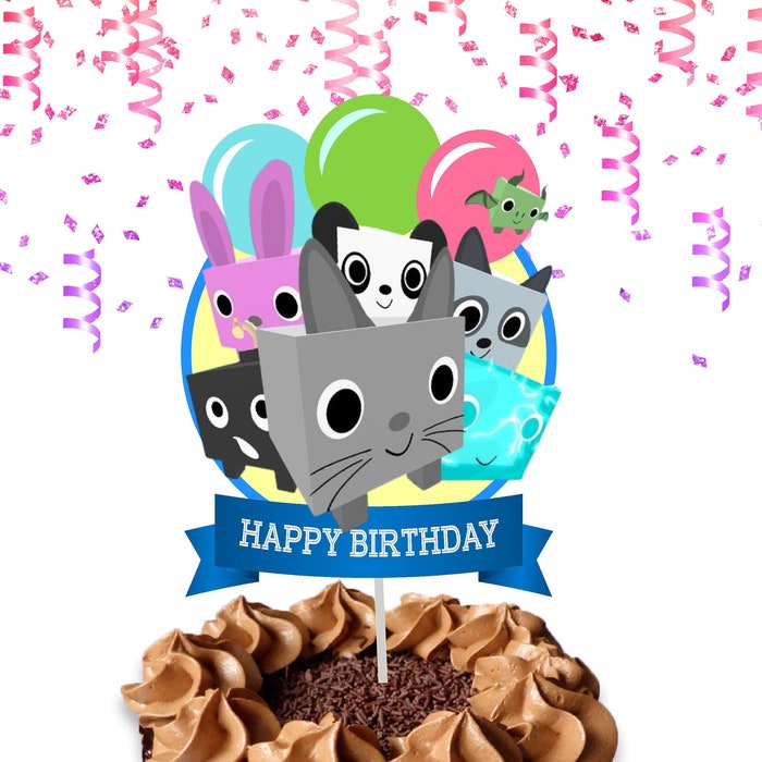 Roblox Pet Simulator Cake Topper - Etsy Canada