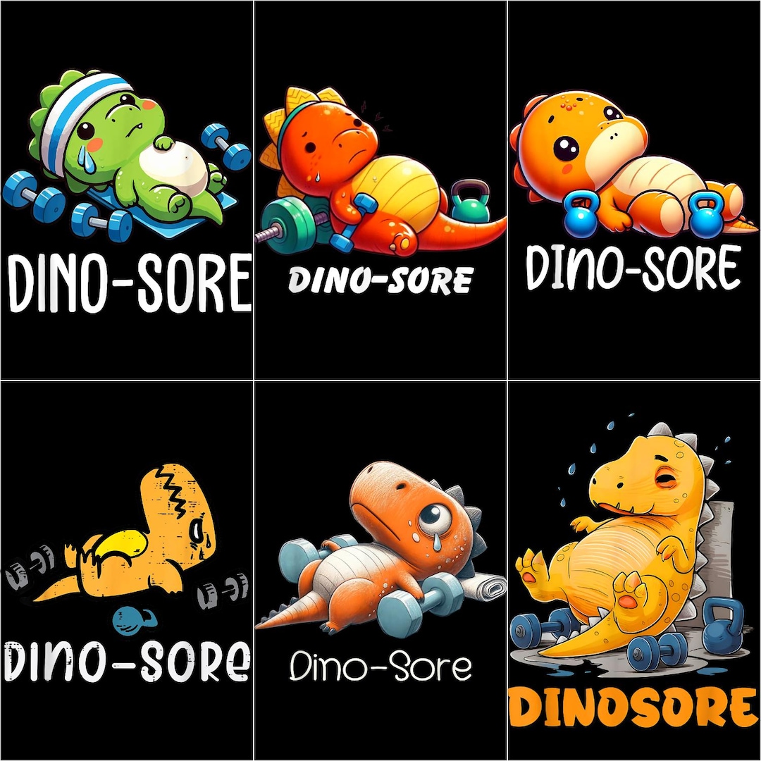 T-rex Dinosaur Lifting Weights PNG Clipart, Strong Green Cartoon Dino With Barbell for Fitness ...