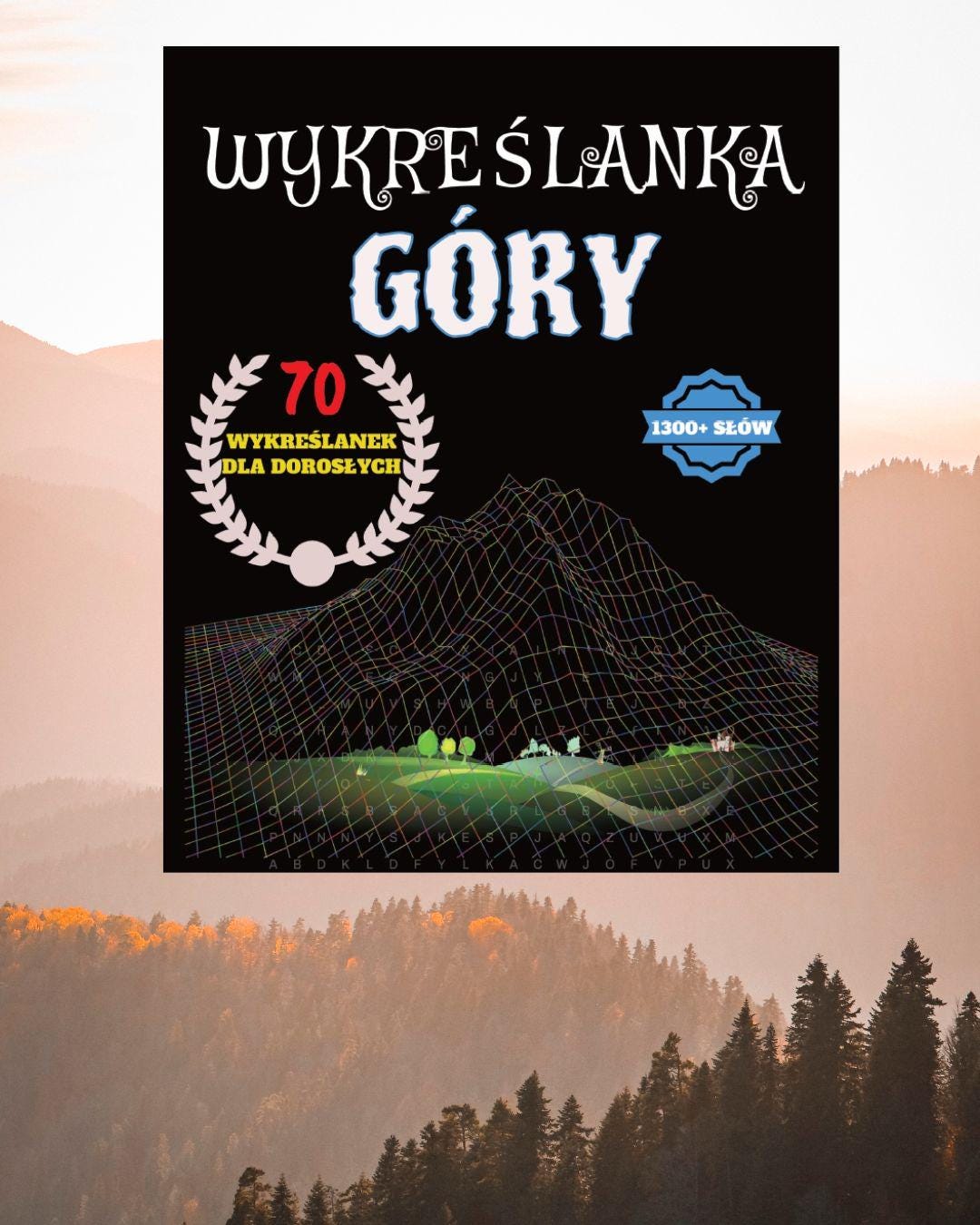 Polish Mountains Word Search Puzzle Book (wykreślanka Góry) - Etsy