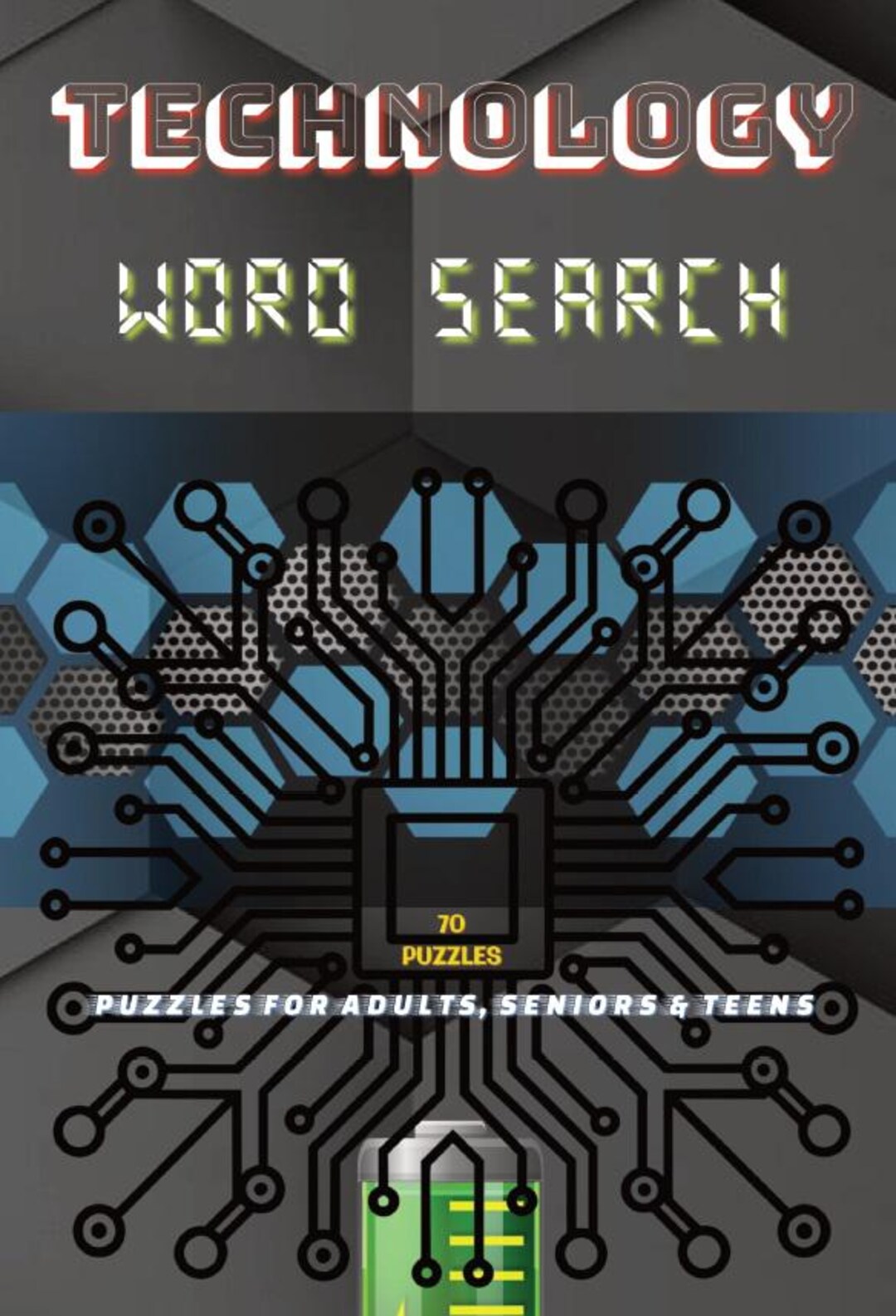 English Technology Word Search Puzzle Book for Adults – Printable ...