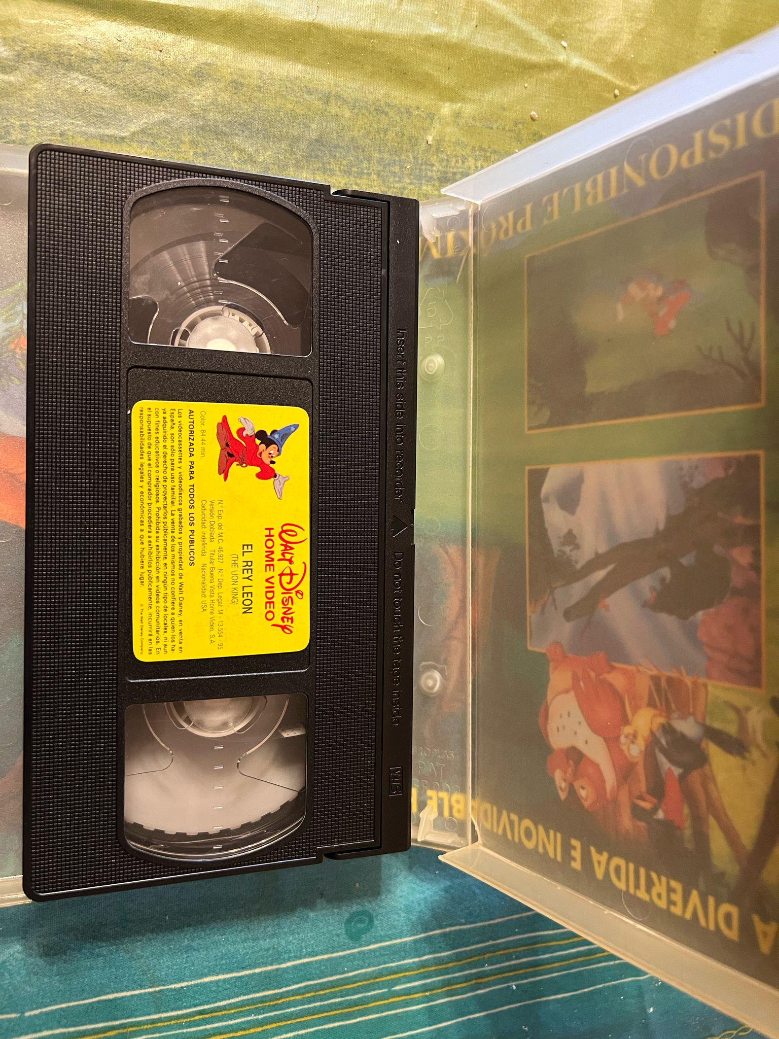 The Lion King VHS Rey León VHS Original Español - Etsy