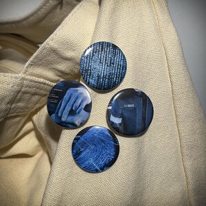 Detroit Become Human Aesthetic Inspired Button Pins — Unique Video Game ...