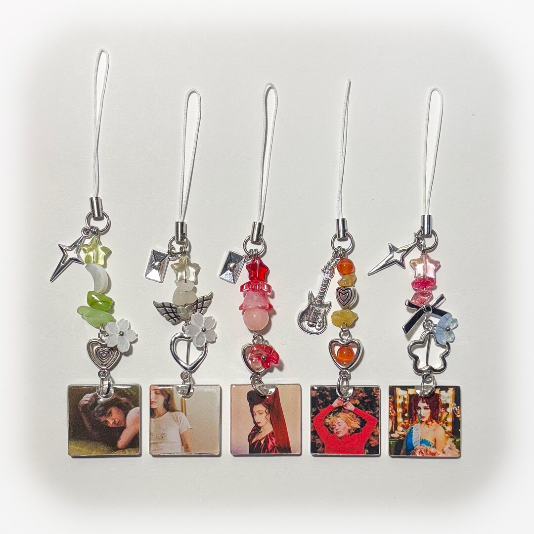 Colorful Pop Music Inspired Phone Charm — Clairo, Chappell Roan, Girl ...