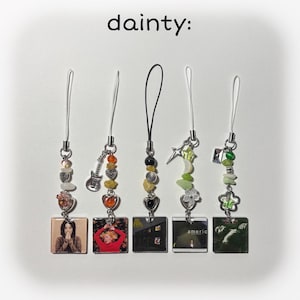 Custom Music Album Inspired Phone Charm - Customizable Handmade ...