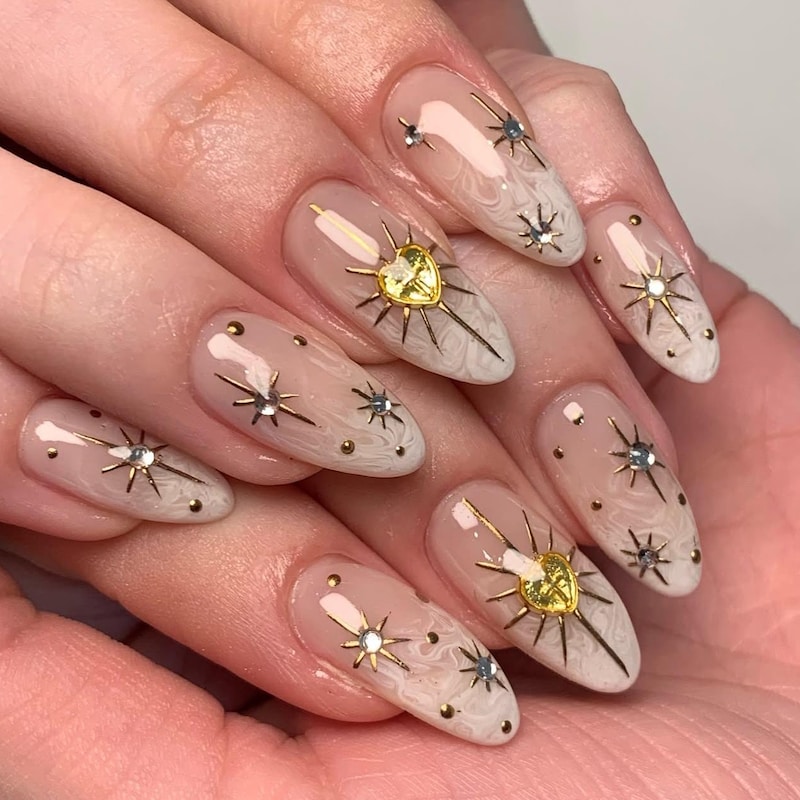 Celestial Nails - Etsy