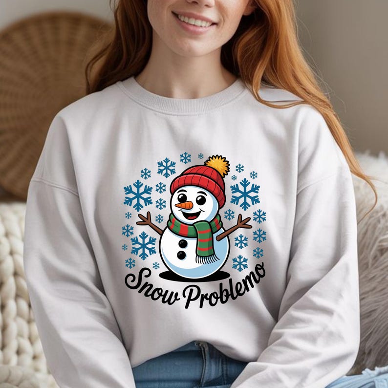 Snow Problemo PNG | Winter Pun Digital Download | Funny Christmas ...