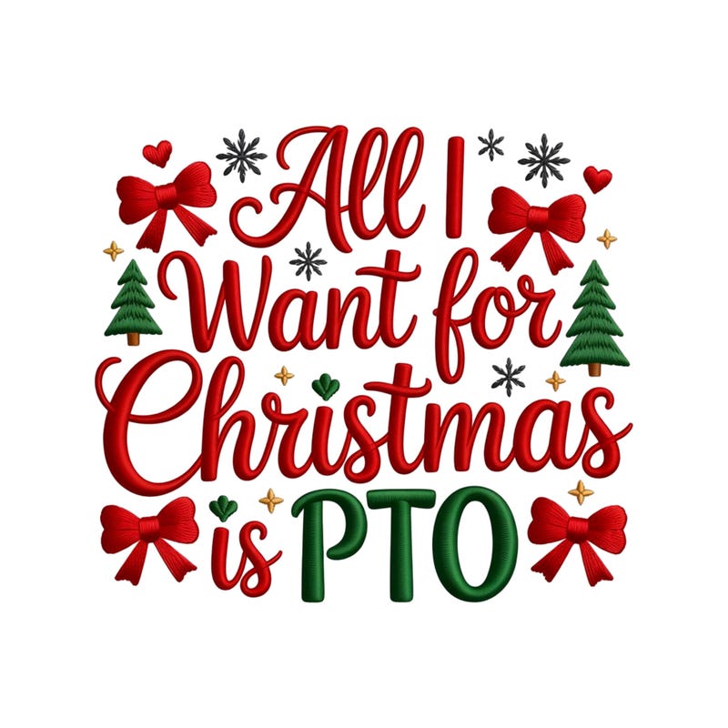 All I Want for Christmas is Pto Sweater - Etsy