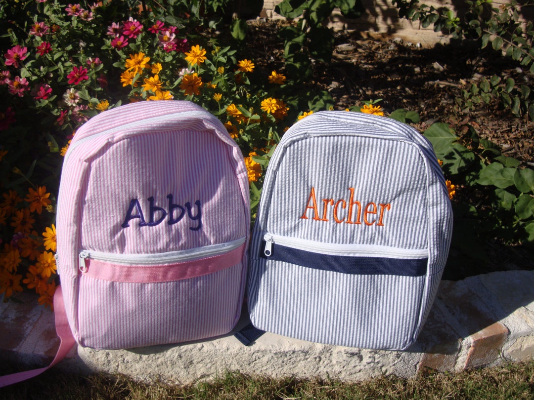 Toddler Knapsack Personalized Embroidered Flower Girl or Ring Bearer - Etsy