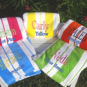 7 Beach Towels Personalized Lightweight and Economical - Etsy