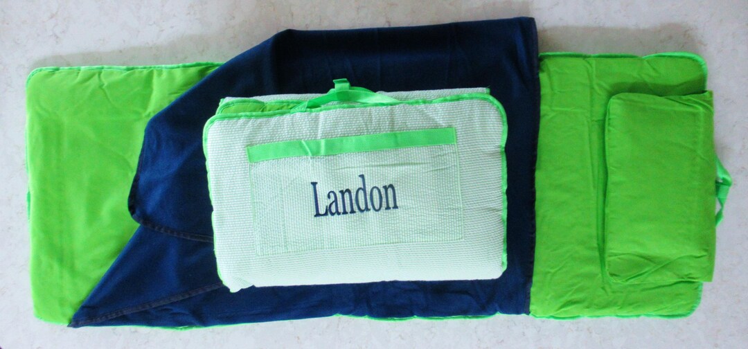 Personalized Nap Mat, Large Size With Blanket and Pillow - Etsy